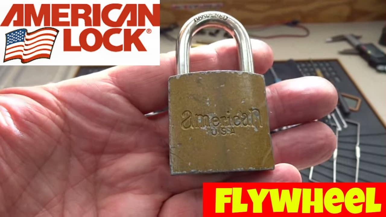 (673) American Padlock Modified by Flywheel – BosnianBill's LockLab ...