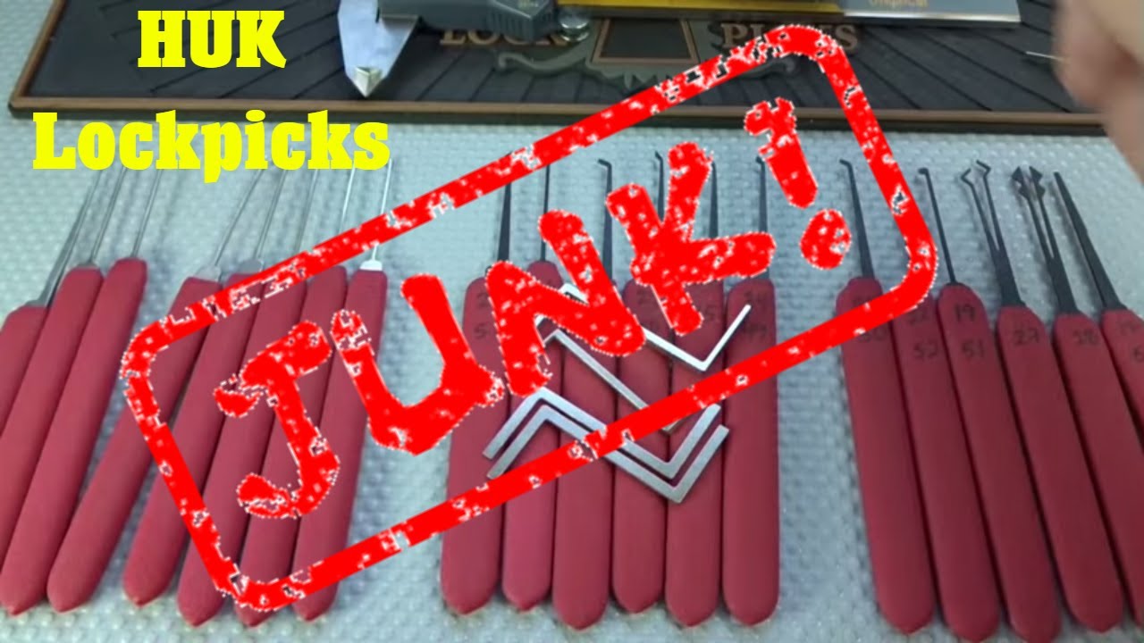 (798) Review: HUK Red Tiger Pick Set (JUNK!) – BosnianBill's LockLab ...