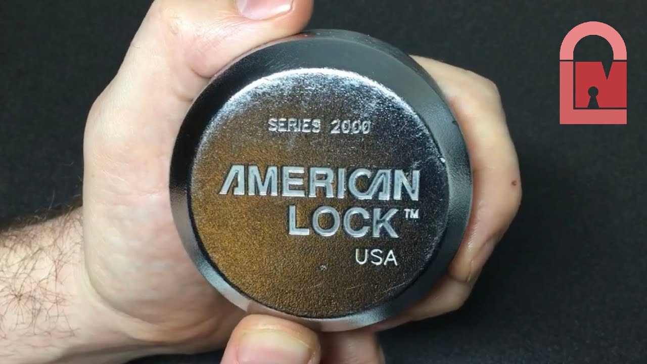 American Lock Series 2000 Puck Lock Picked - BosnianBill's LockLab