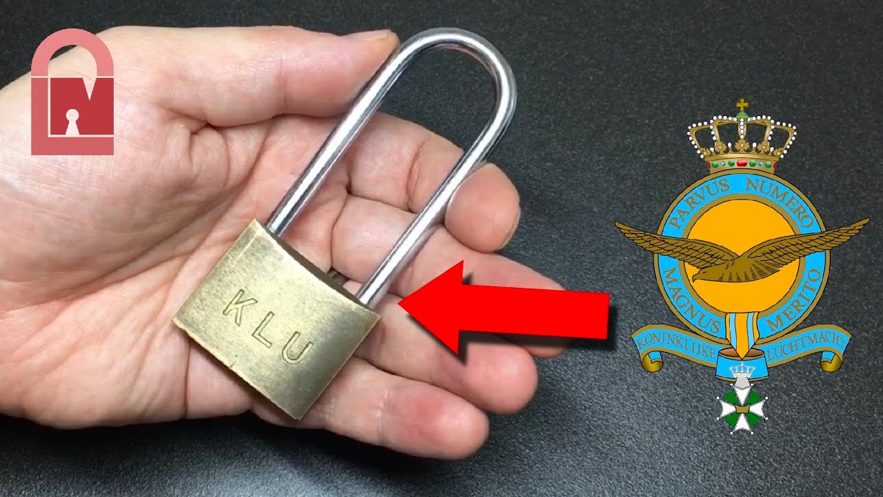 Dutch Royal Airforce Padlock Picked - BosnianBill's LockLab