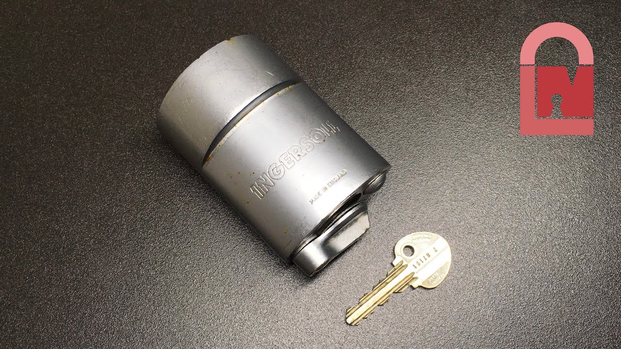 Ingersoll Impregnable 10 Lever Full Shroud Padlock Pick and Gut ...