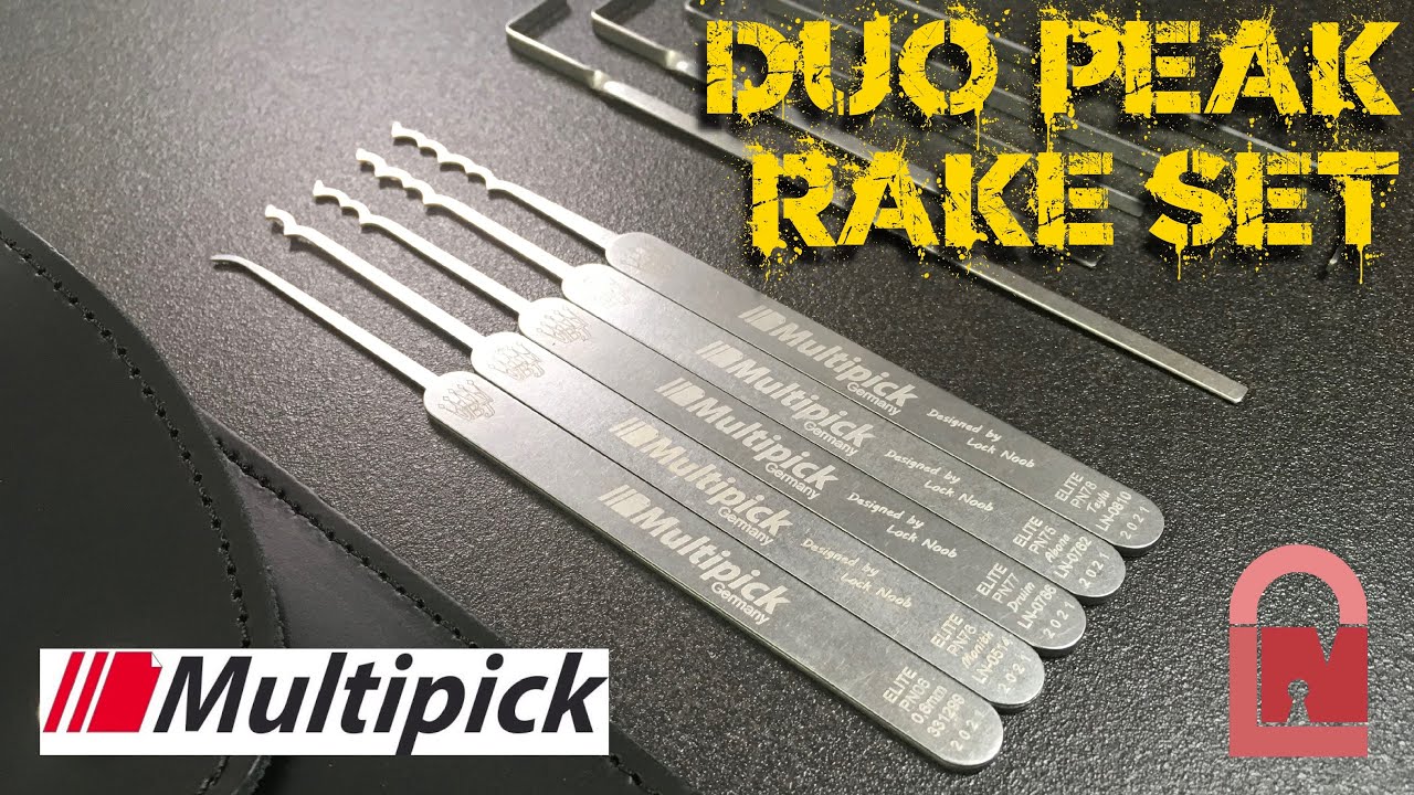 Multipick Duo Peak Rake Set Review - BosnianBill's LockLab