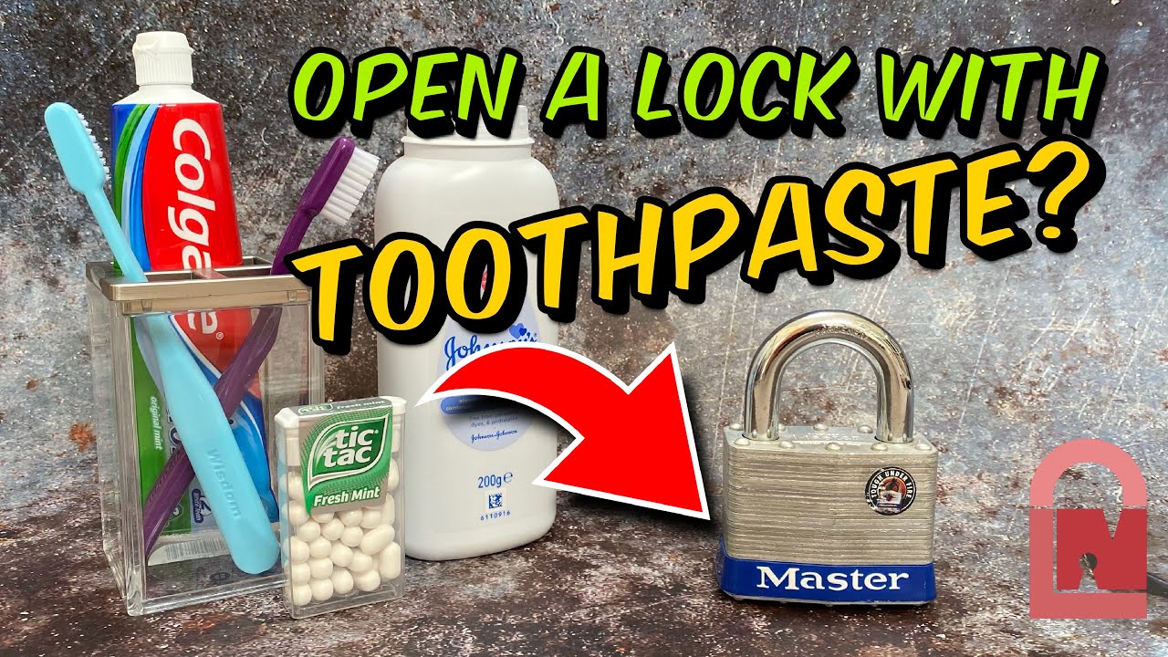 Escape Prison Using Toothpaste and Talc? - BosnianBill's LockLab
