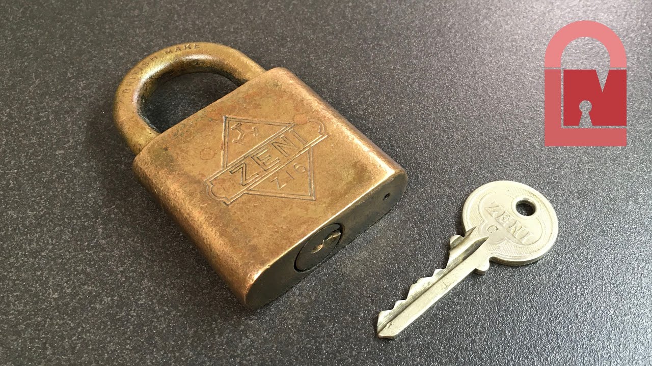 Vintage Zeni Z16 Padlock Picked - BosnianBill's LockLab