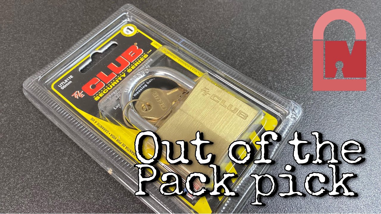 The CLUB 50mm Padlock Out of the Pack Pick - BosnianBill's LockLab