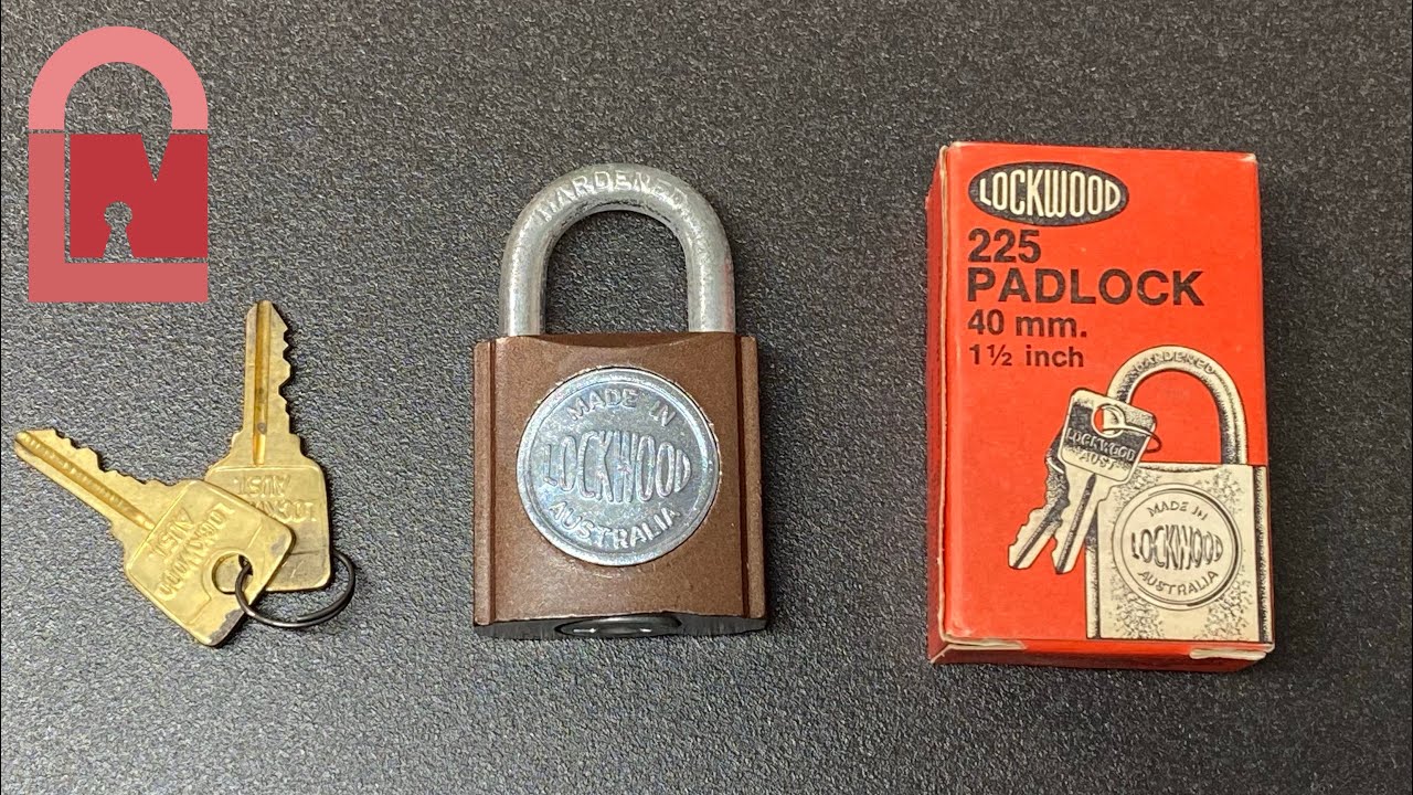 Vintage Lockwood 255 Padlock Picked - BosnianBill's LockLab