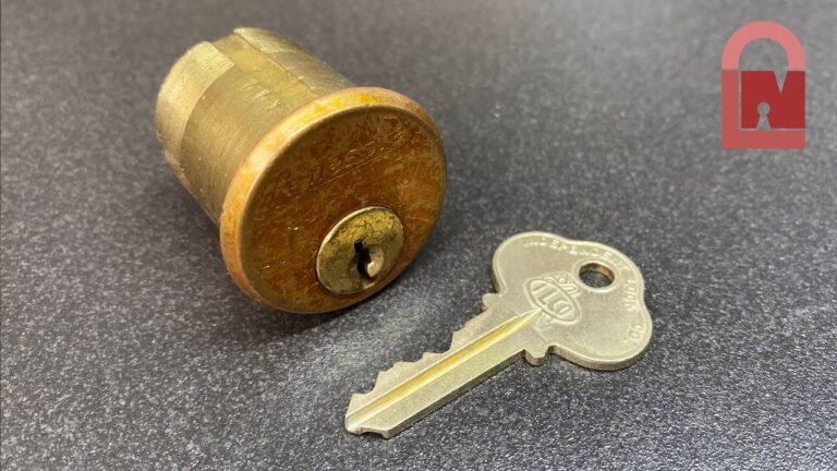 Vintage Fenestra Mortice Cylinder Lock Pick and Gut - BosnianBill's LockLab